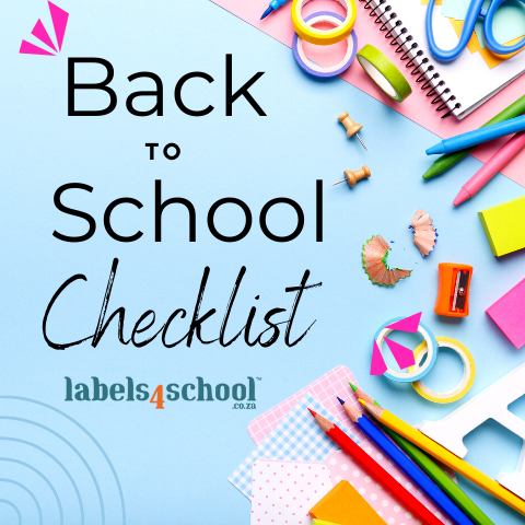 Back to School Checklist - Printable Organiser – Labels4School