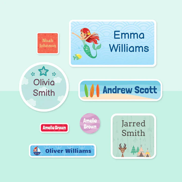 Back-to-School Labels - Colour & Classic Labels Available – Labels4School