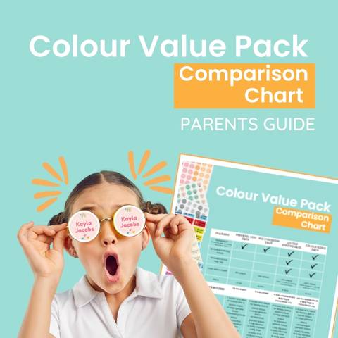 Colour Value Pack Comparison Guide – Labels4School