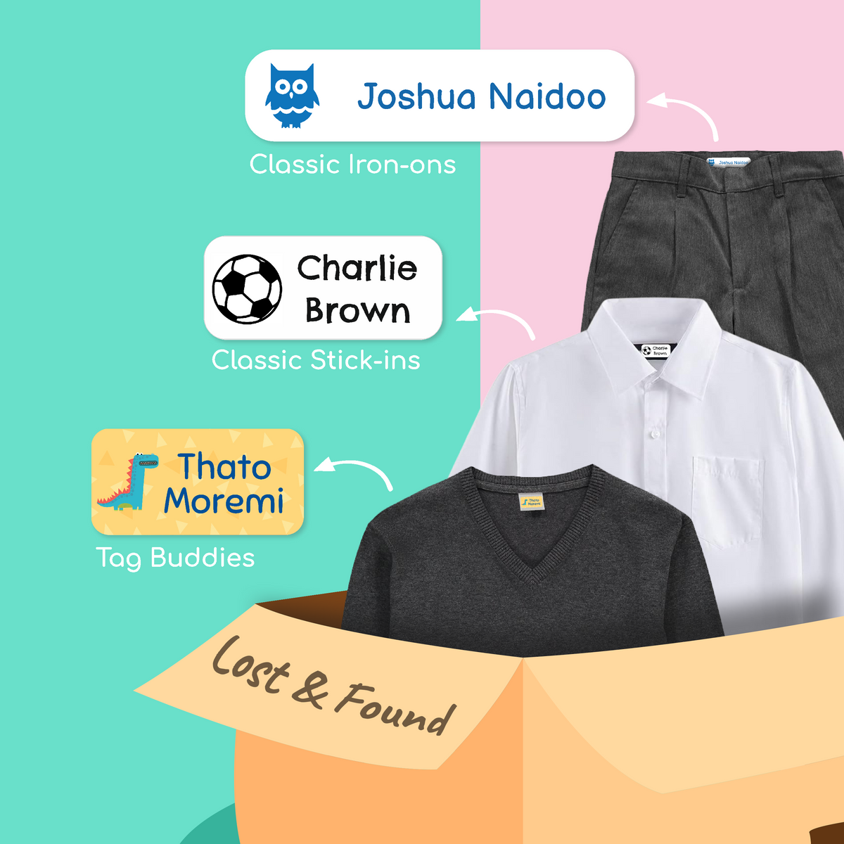 How to choose RIGHT Clothing Labels for you! – Labels4School