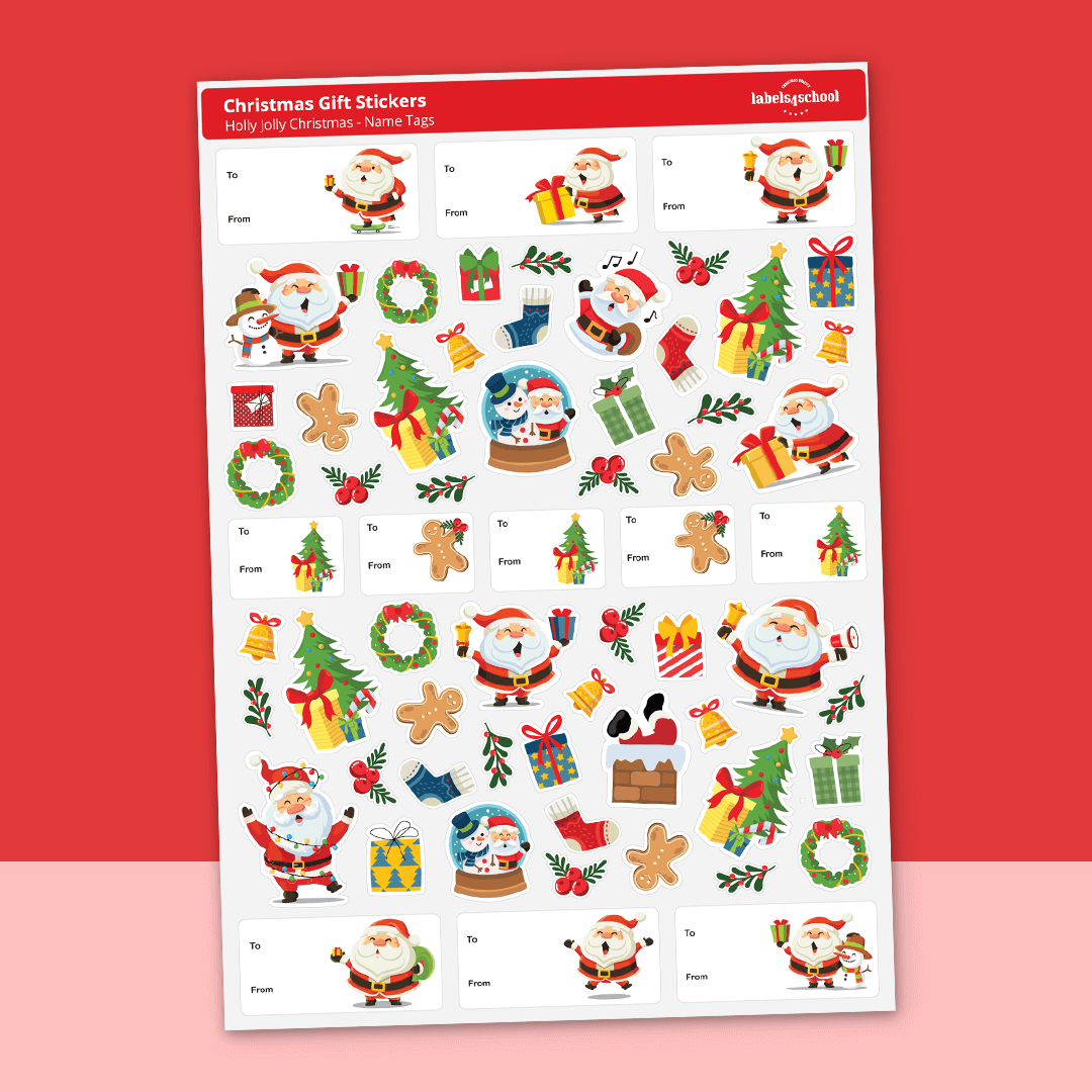 Christmas Gift Tags | Christmas Labels | Labels4school – Labels4School