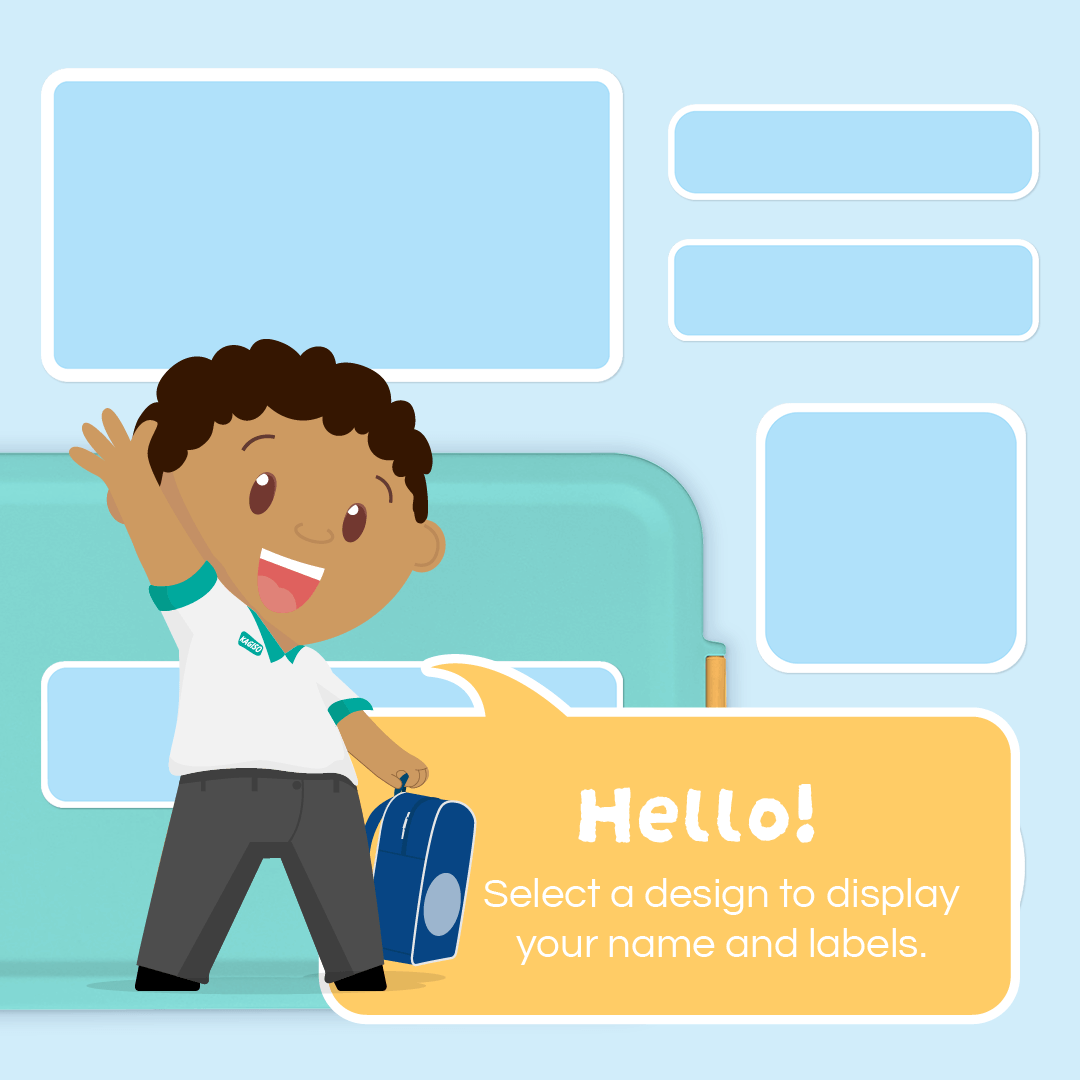 Colour Pre-School - 154 Personalised Labels | Labels4school – Labels4School