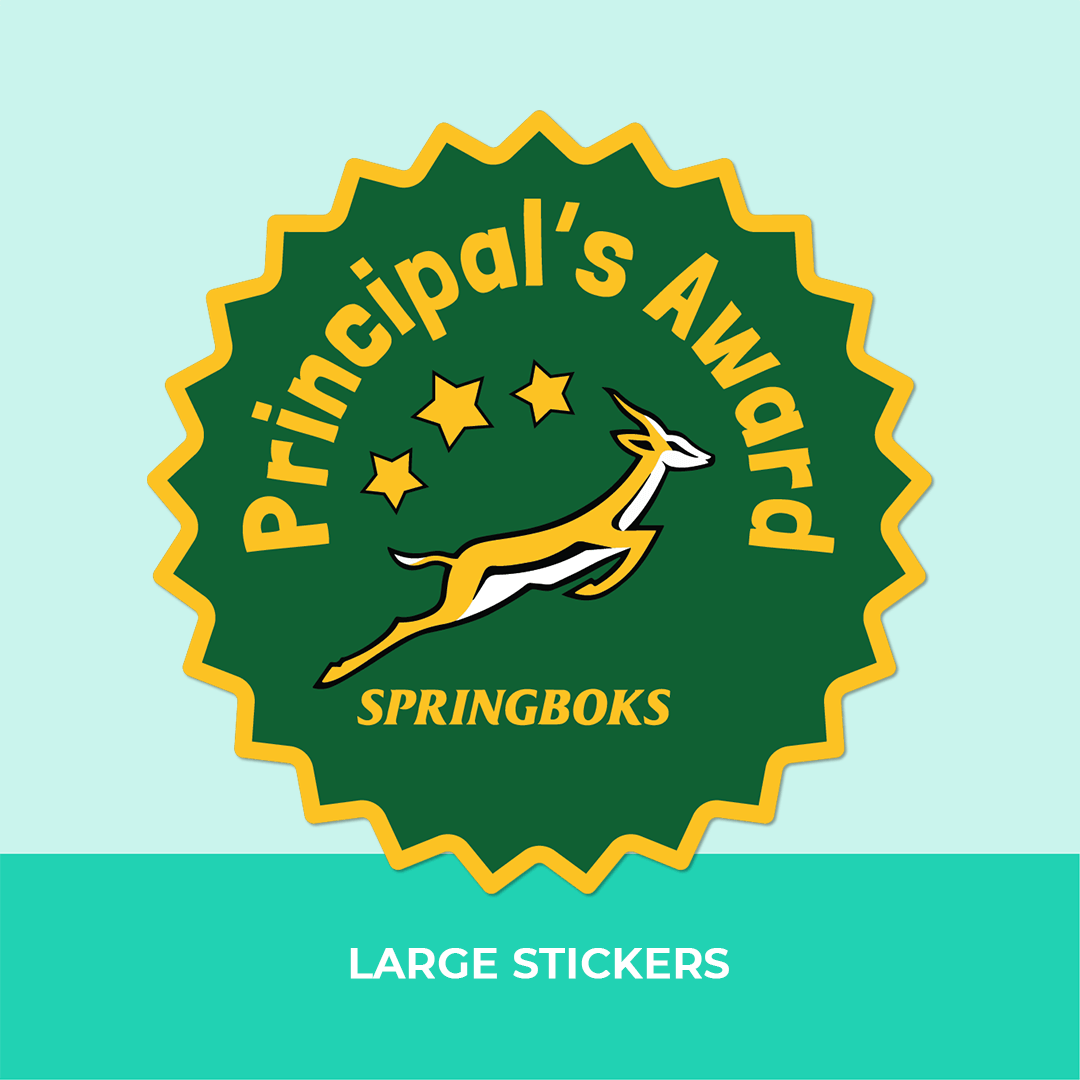 Springbok Principal's Labels - 40 Large Stickers | Labels4school ...