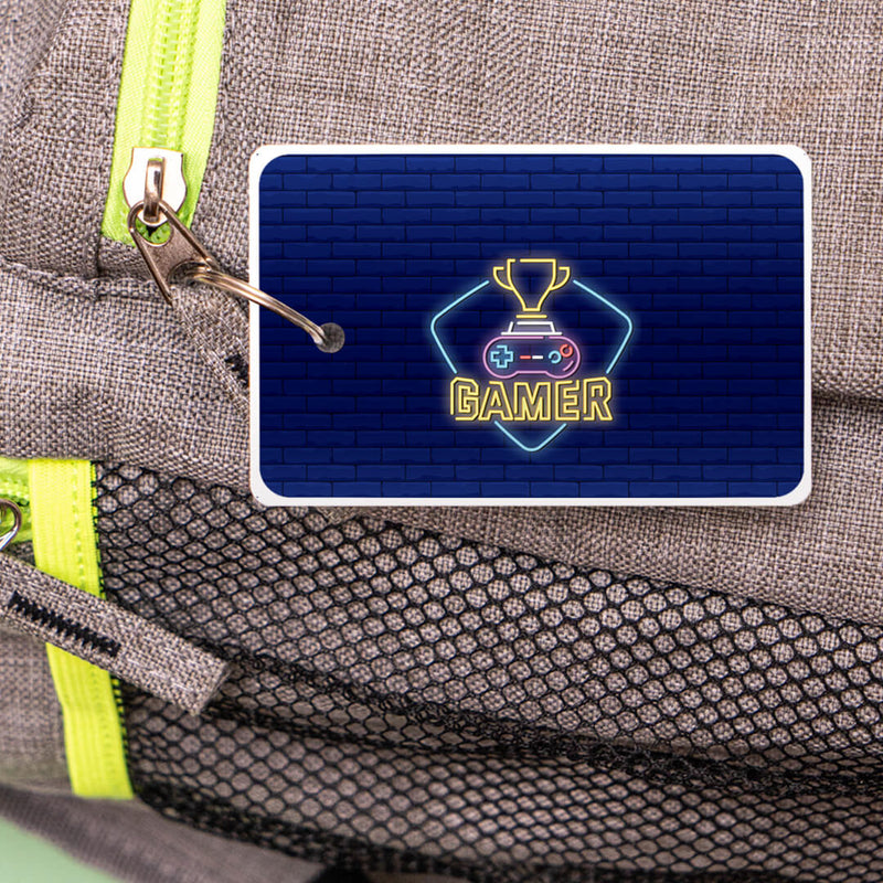 Colour Bag Tags - Personalised Themed Bag Tag | Labels4school ...