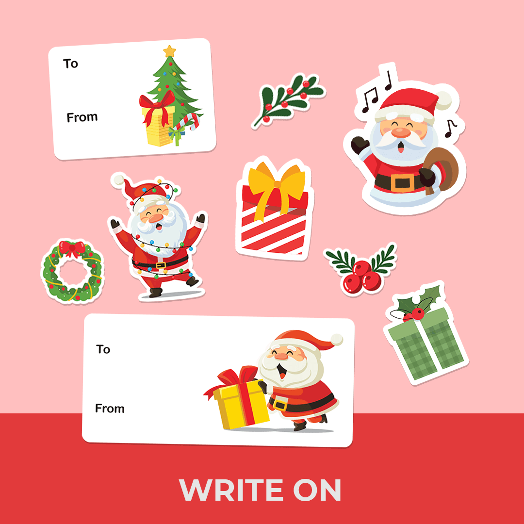 Christmas Gift Tags | Christmas Labels | Labels4school – Labels4School