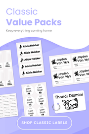 Labels4School SA | Order School Labels, Colour Labels, Clothing Labels