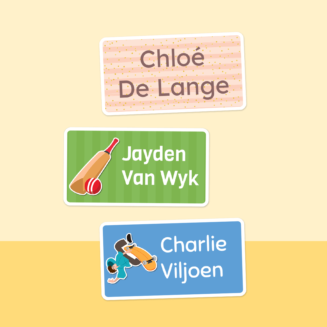 Colour Large Labels - Customise Large Labels – Labels4School