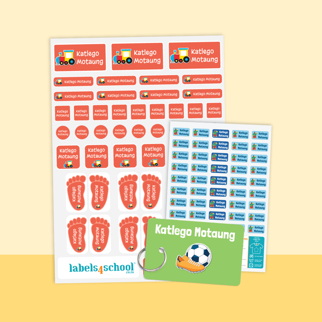 Colour Pre-School - 154 Personalised Labels | Labels4school – Labels4School