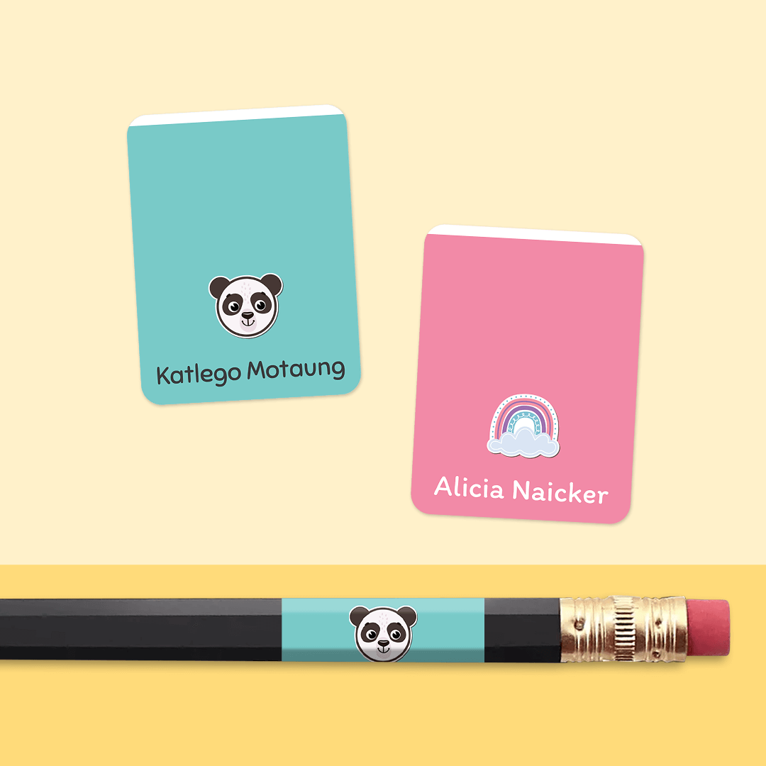 Colour Wrap-Around Pencil Labels - Customise – Labels4School
