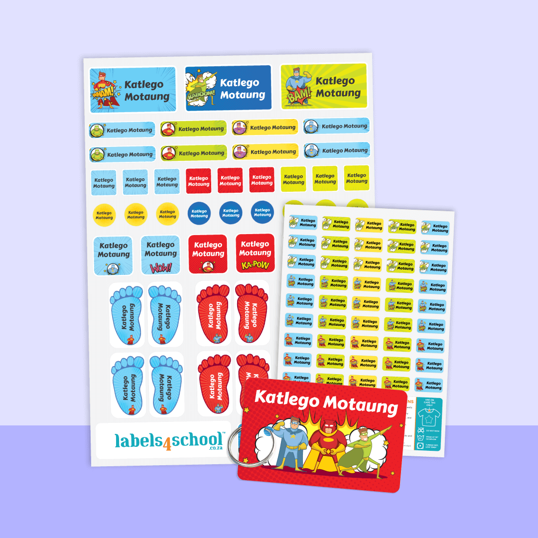 Colour Pre-School - 154 Personalised Labels | Labels4school – Labels4School
