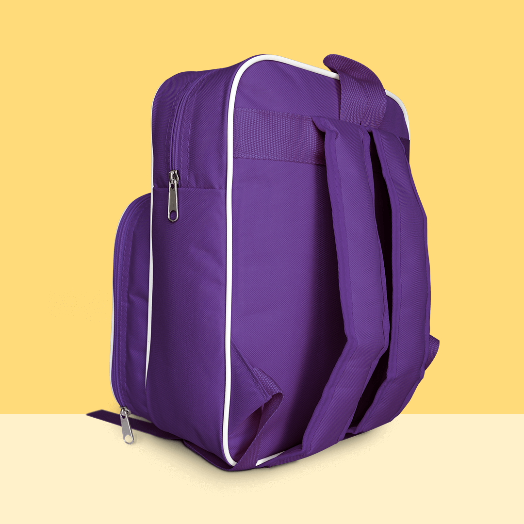 Kiddies Backpack | Purple Personalised School Bag – Labels4School