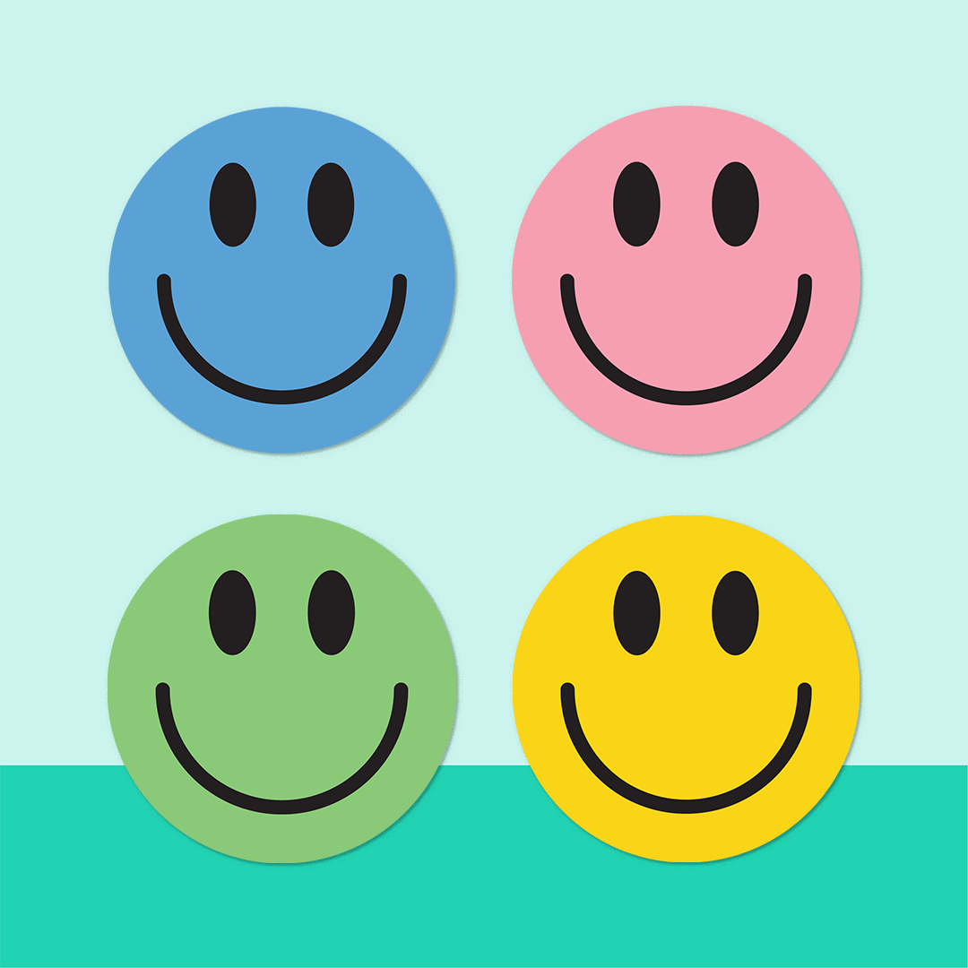 Smiley face 1 Merit Stickers - 176 Reward Stickers | Labels4school ...
