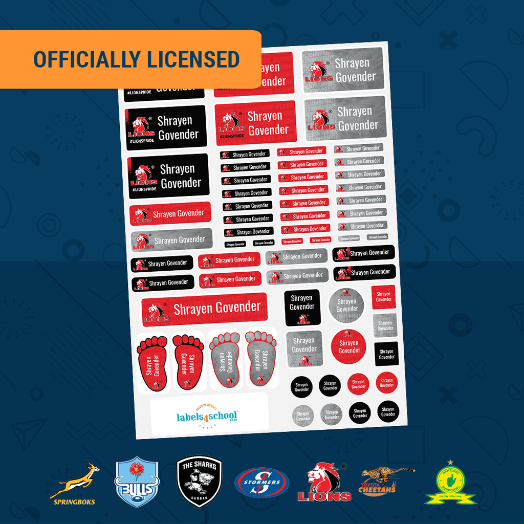 Personalised colour labels | Labels4School