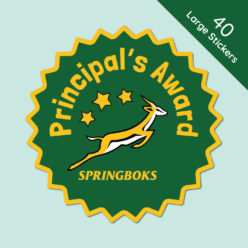 Springbok Principal's Labels - 40 Large Stickers | Labels4school ...