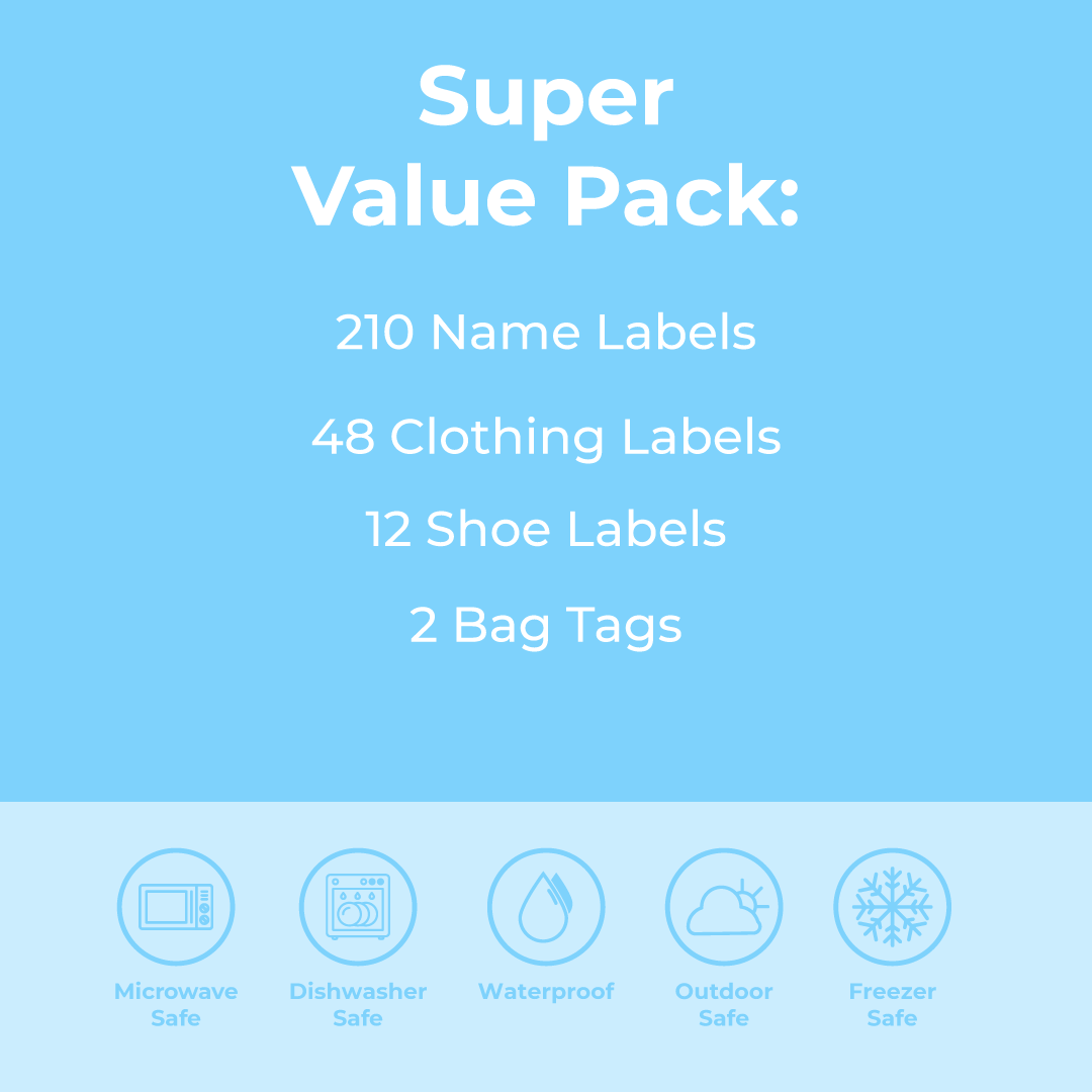 Large Label Pack - 272 labels | Labels4School | South Africa