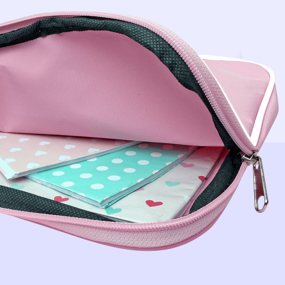 Folio Bag | Pink Subject Sorter – Labels4School