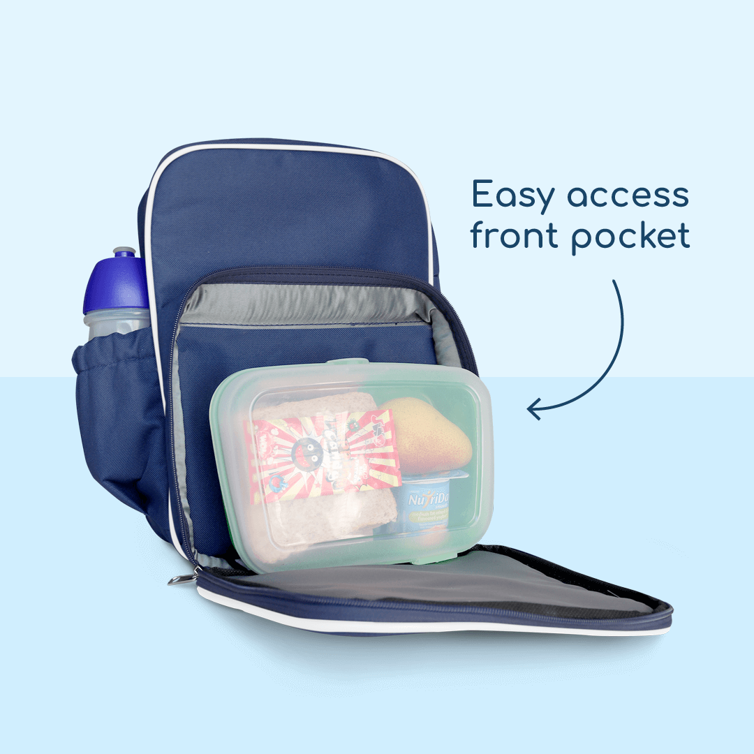 Kiddies Backpack | Blue School Bag – Labels4School