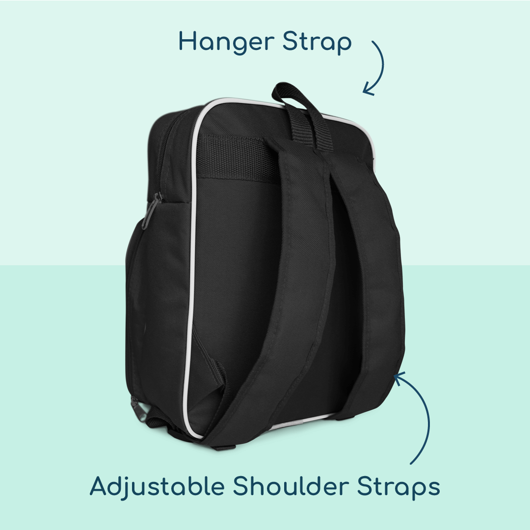 Kiddies Backpack – Black Personalised School Bag | Labels4school ...