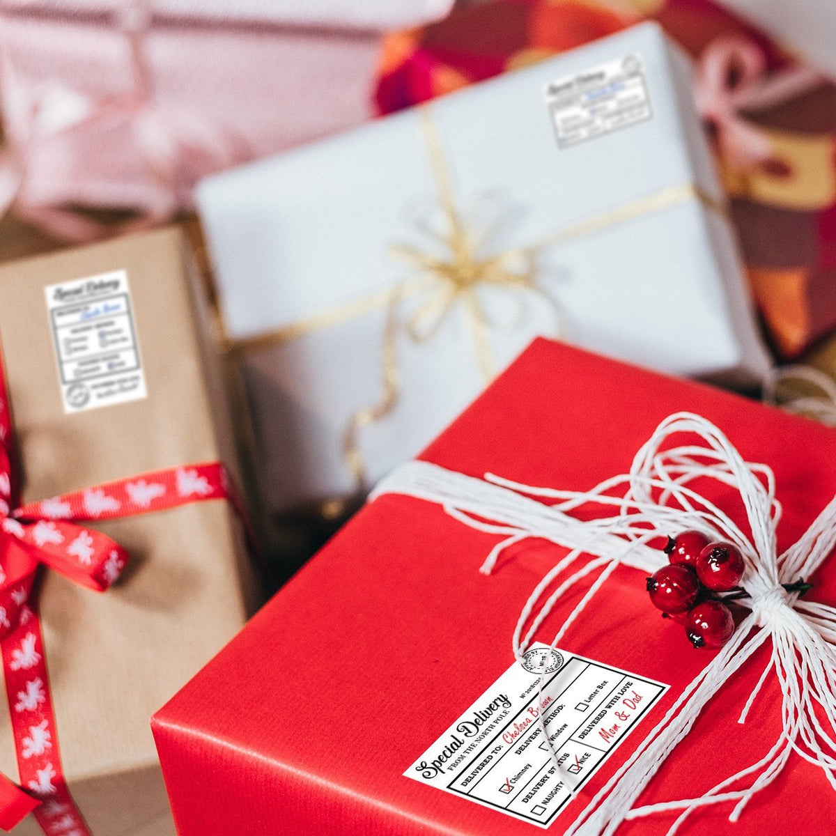 North Pole Gift Labels - 40 Labels | Labels4school SA – Labels4School