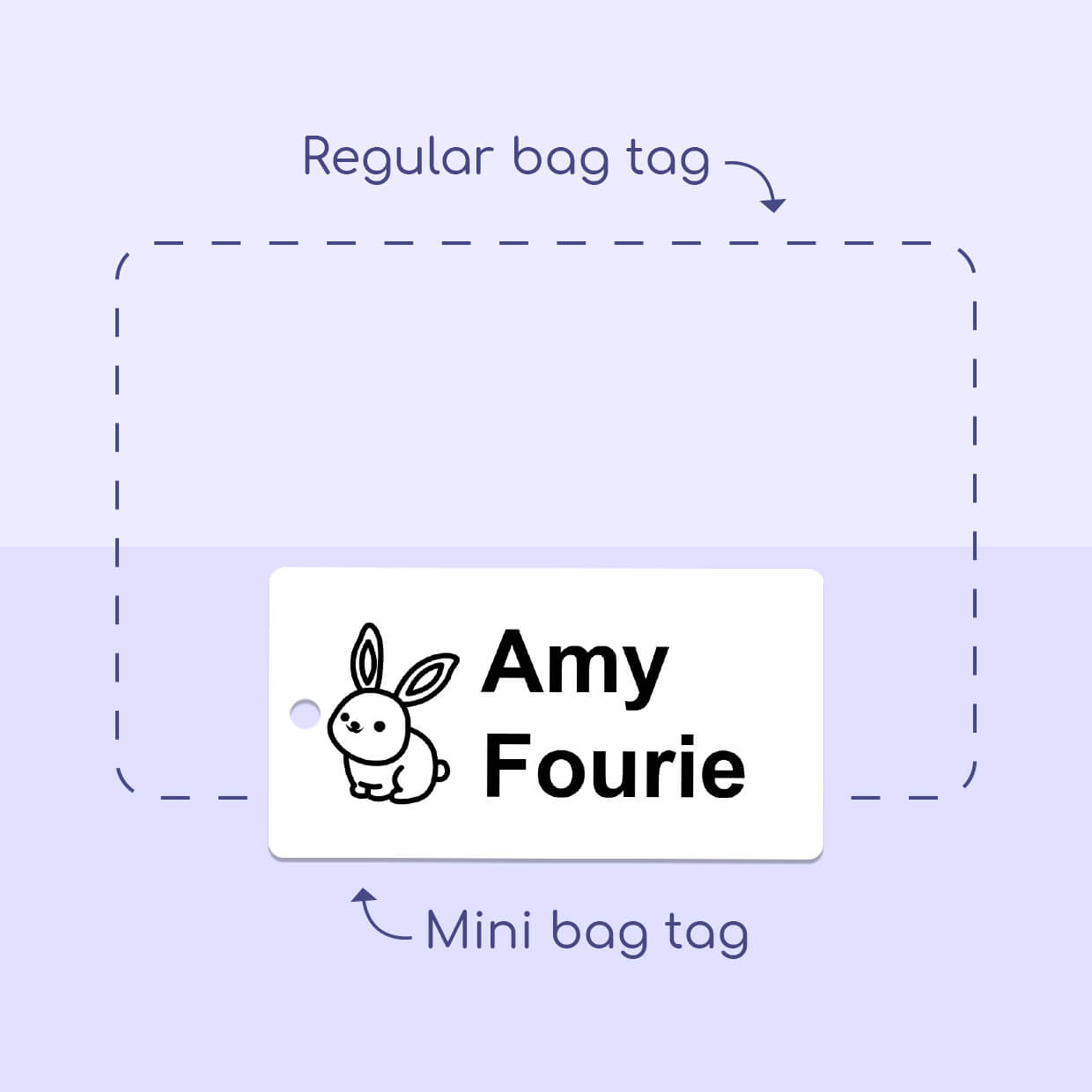 Mini Bag Tags - Personalised Bag Tag | Labels4school – Labels4School