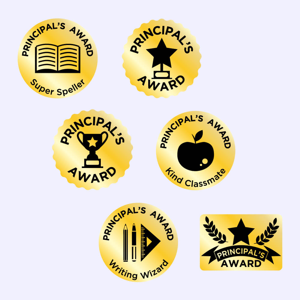 Principal Award Labels – Labels4School