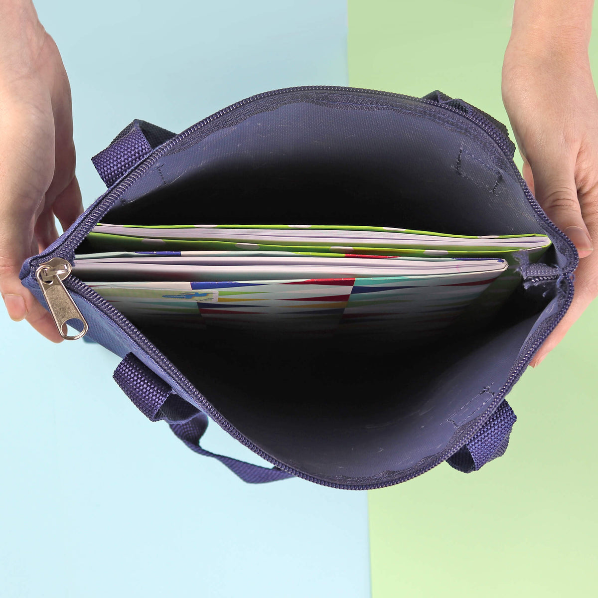 Library Bag – Blue personalised - Back to School | Labels4school ...