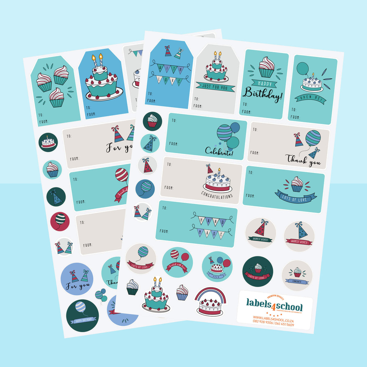 Gift Labels | Party Sticker | Labels4school – Labels4School