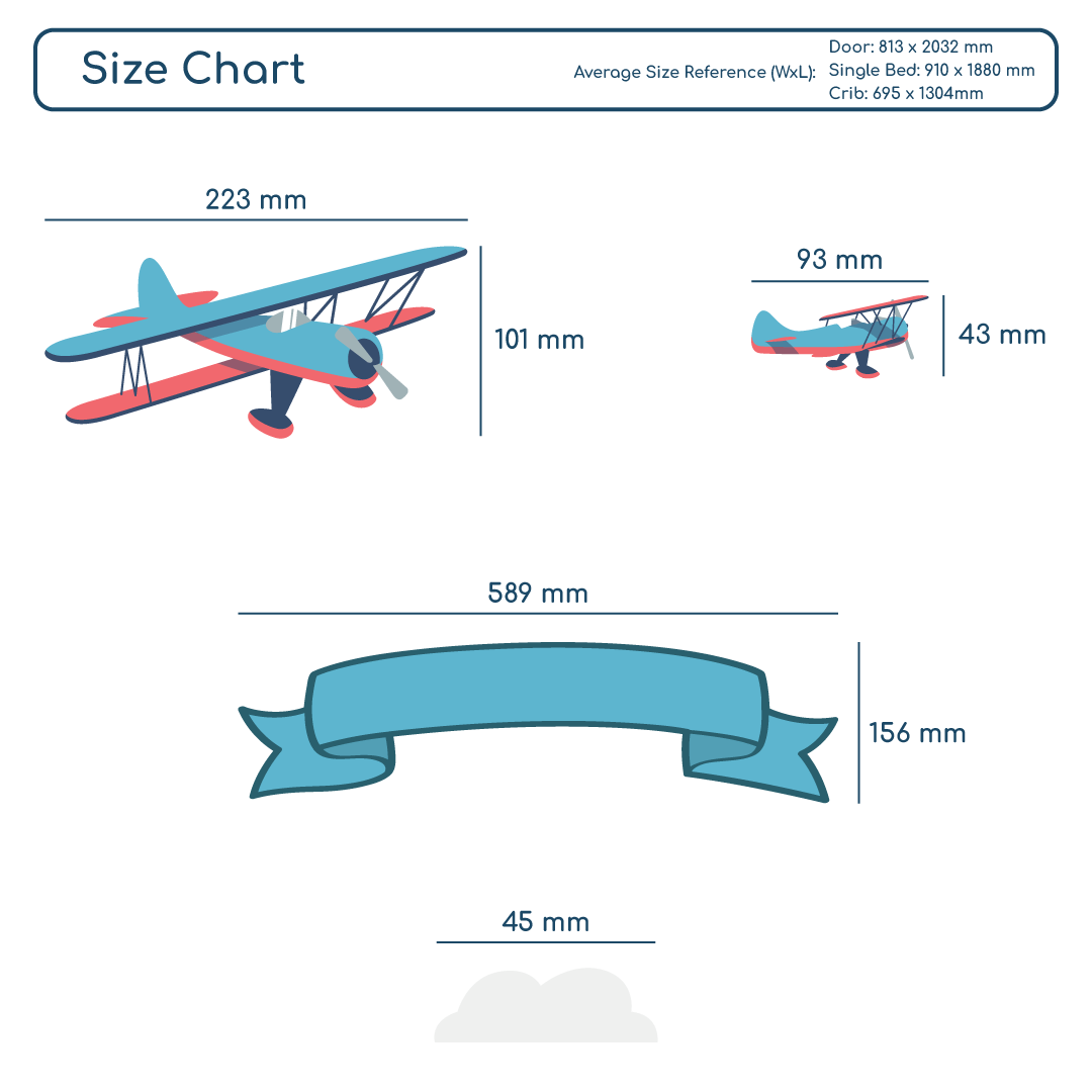 Fly High – pink custom wall decal room stickers | Labels4school ...