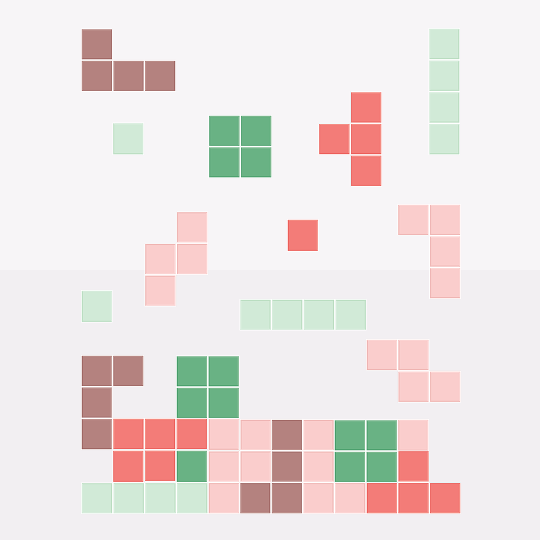 Tetris Blocks – Style 4 wall decal room stickers | Labels4school ...